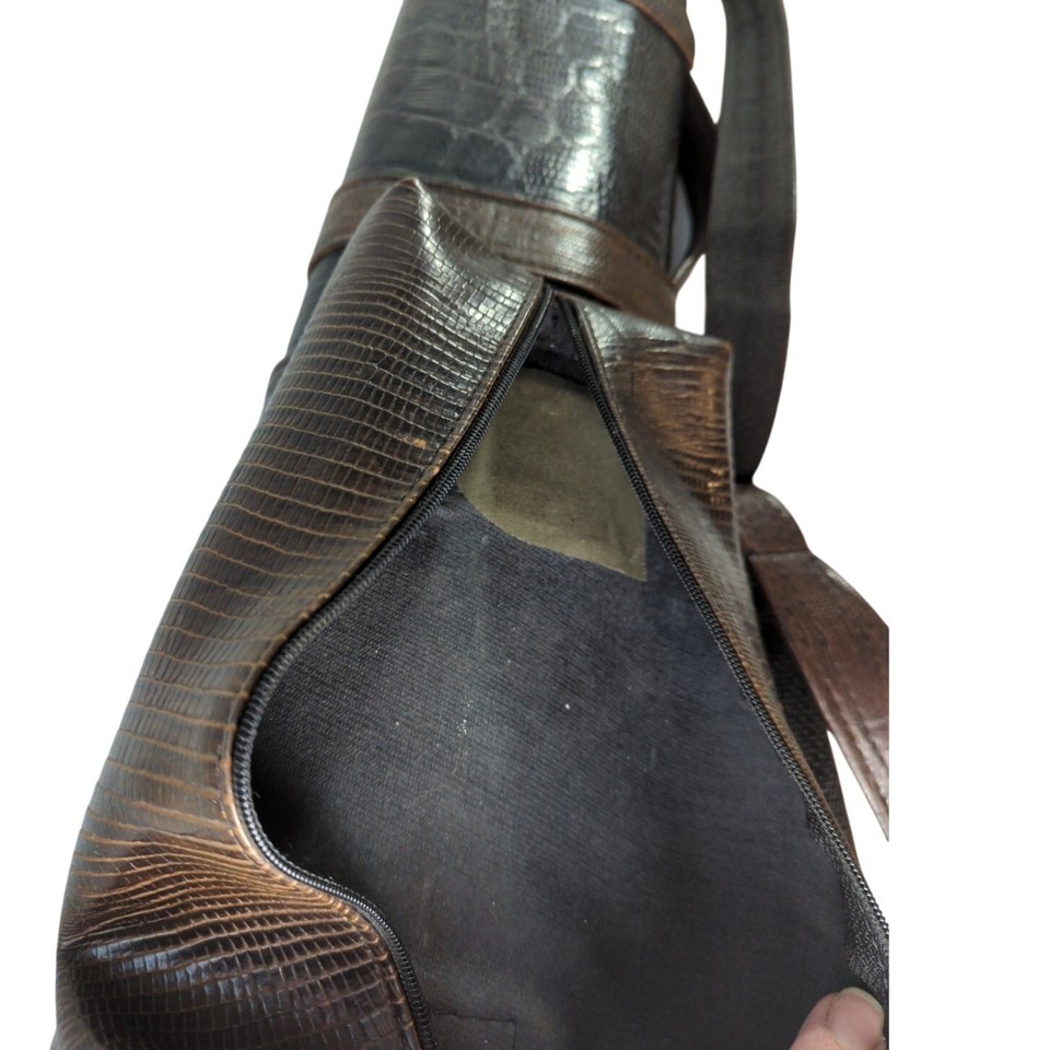 Vintage Giuseppe 2 x 2 Pool Cue Case Snakeskin & Alligator Print ...