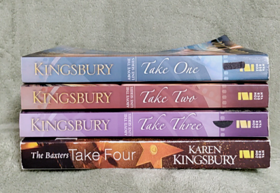 Karen Kingsbury-Complete 4 Book "Above the Lines Series" PB Books- Take ...