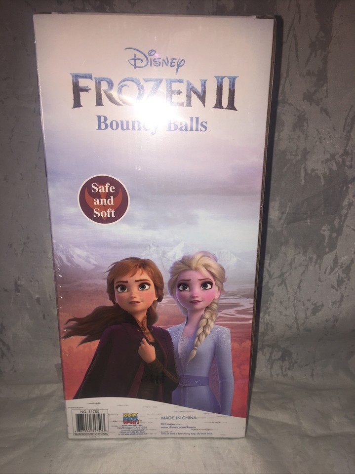 Disney's Frozen 2 Bouncy Ball Set of 3 Safe & Soft Anna Elsa Olaf NEW ...