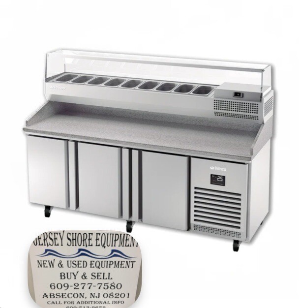 Infrico IRT-MPG1980-COMBO 78" Pizza Prep Table w/ Refrigerated Base | eBay