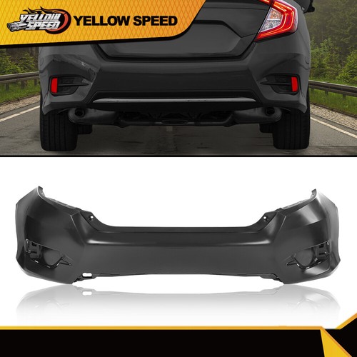Fit For 2016-2020 Honda Civic Sedan 16-20 Ho1100296 Rear Bumper Cover ...