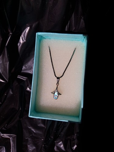 Vintage Small Abalone Shell Alpaca Silver Peacock Pendant with Snake ...