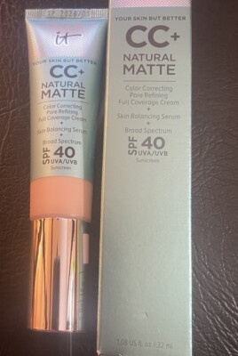 IT Cosmetics Your Skin But Better CC+ NATURAL MATTE SPF40 FAIR BEIGE | eBay
