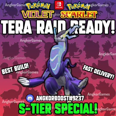 MIRAIDON TERA RAID & BATTLE READY Pokemon Scarlet and Violet | eBay