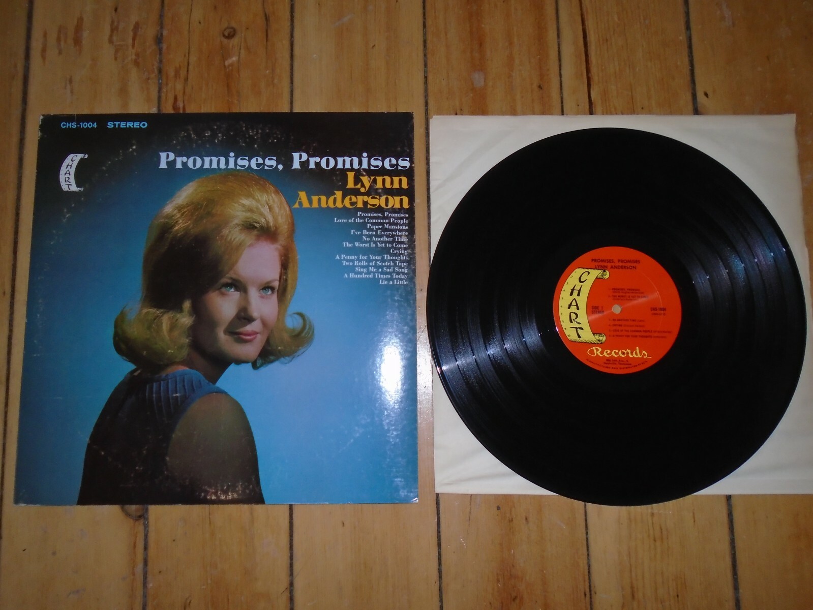 VINTAGE LP / RECORD - LYNN ANDERSON - PROMISES, PROMISES, EXCELLENT ...