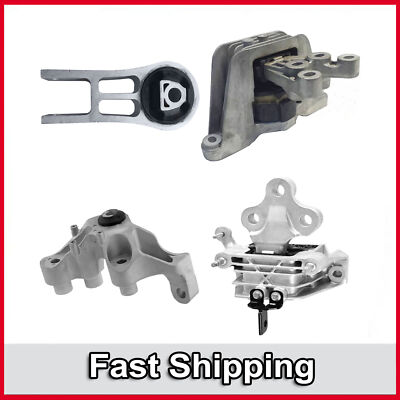 Engine Mount & Auto Trans. Mount Set 4PCS For 2017-2023 Chrysler ...