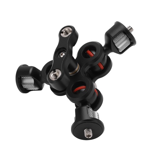 Camera Three Ballhead Arm 360 Degree Rotation Articulating Arm With 1/4 ...