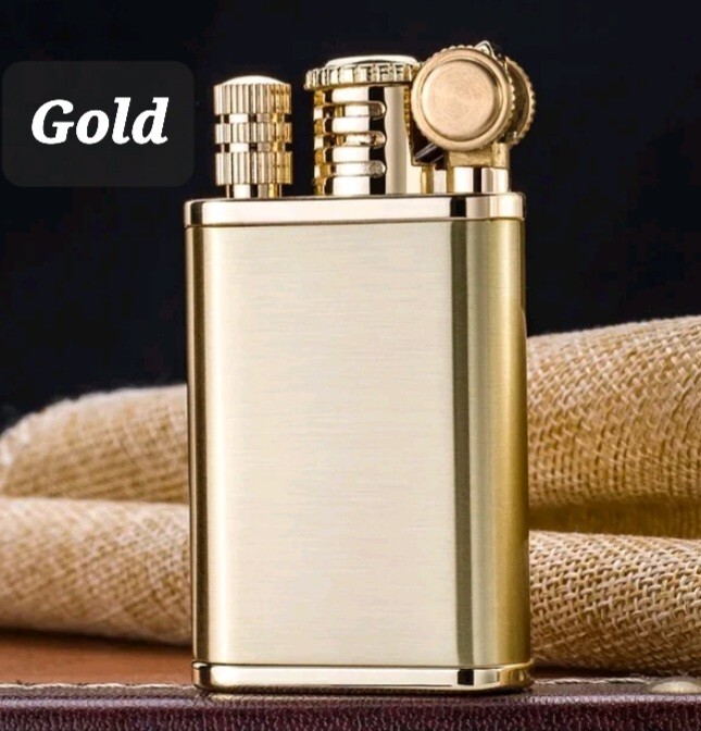 CHIEF Metal Wheel Windproof Kerosene Lighter W/ 10000 Ignition ...