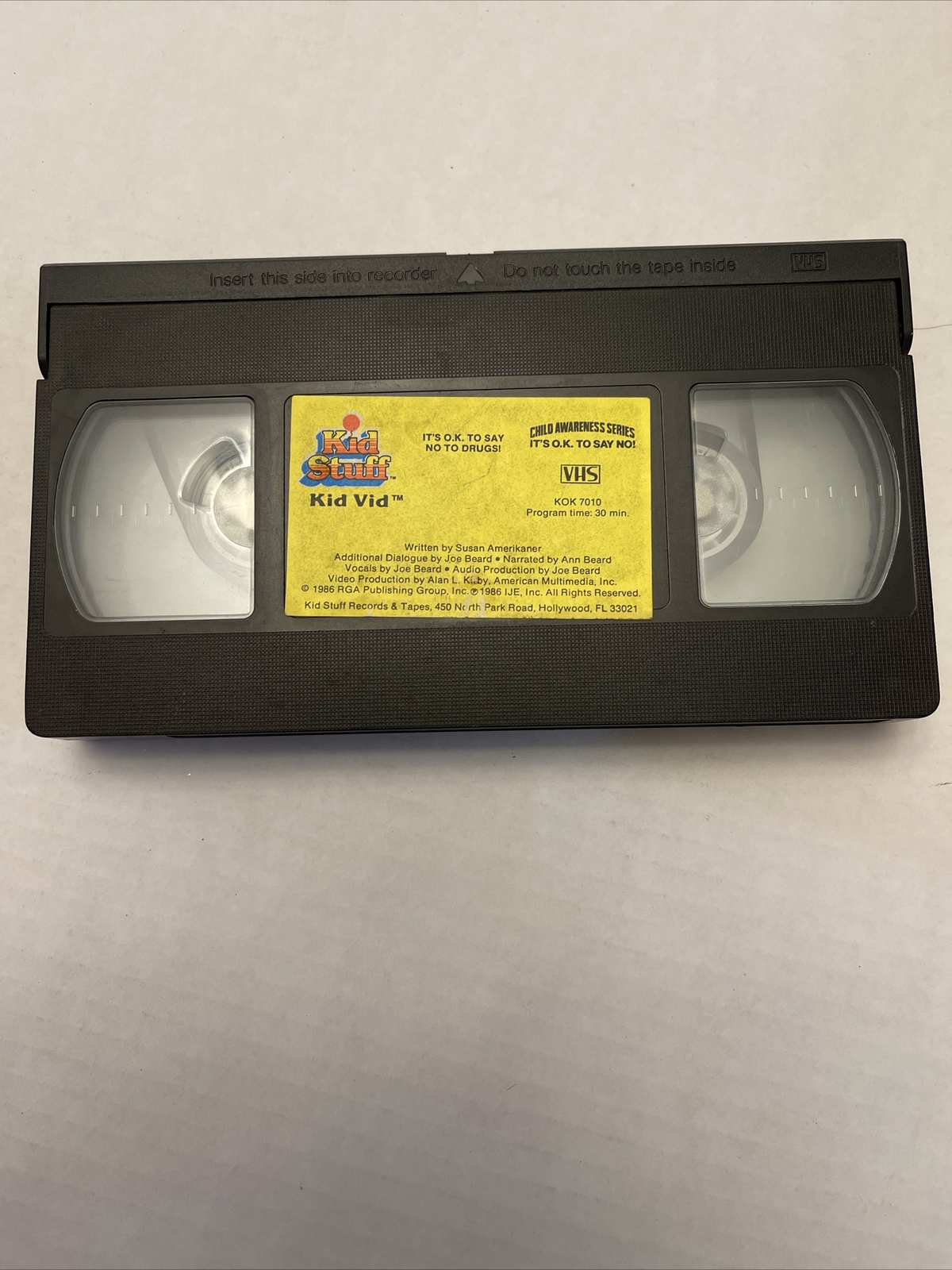 Kid Stuff Kid Vid Child Awareness Series It’s OK To Say NO To Drugs ...