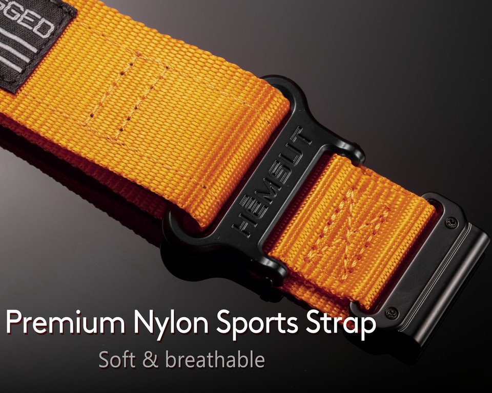 Compatible With Garmin Watch Band Super Rugged Nylon Sports Watch Strap ...