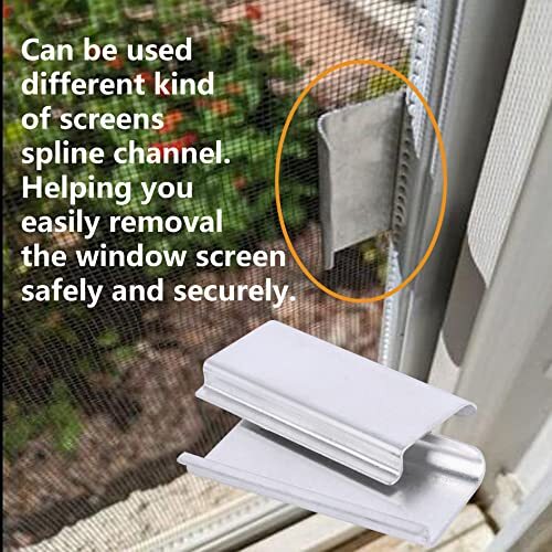Durable Window Screen Spline Channel Pull Lift Tabs Aluminum Anti-UV ...