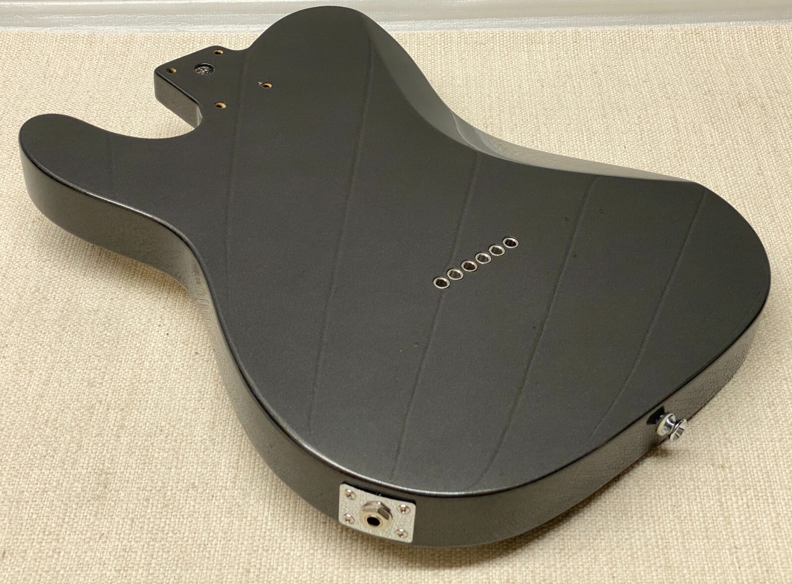 Fender Squier Tele Deluxe LOADED BODY Charcoal Frost Metallic Electric ...