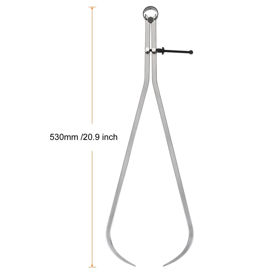 20"/500mm Spring Joint Caliper Adjustable Spring Outside Caliper with ...