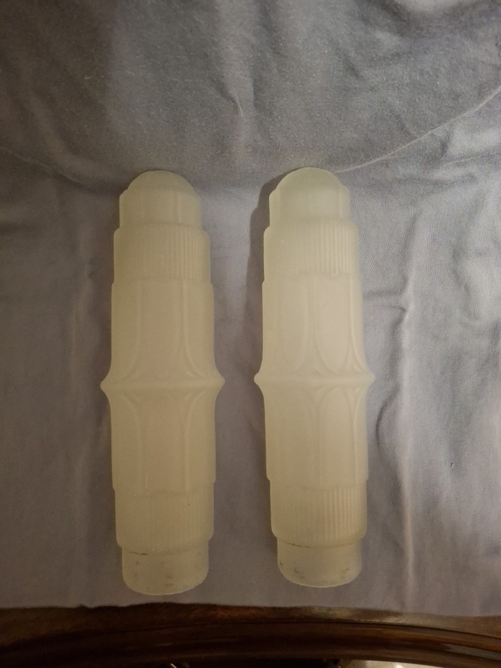 Vintage Art Deco Bullet Torpedo Lamp Replacement Shade | eBay