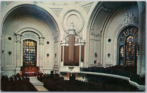 US Navy Academy Chapel Annapolis Maryland Interior Picturesque Vintage ...