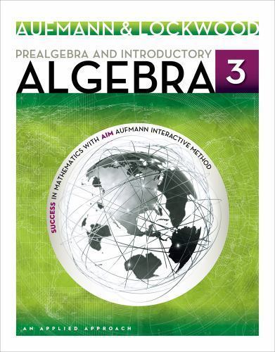 Prealgebra and Introductory Algebra : An Applied Approach by Richard ...