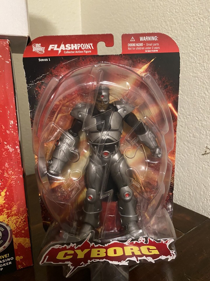 DC Exclusive Flashpoint Action Figure Box Set Cyborg Reverse Flash SD ...