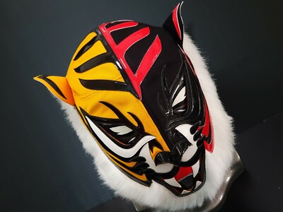 TIGER MASK PRO WRESTLING MASK LUCHADOR COSTUME WRESTLER LUCHA LIBRE ...