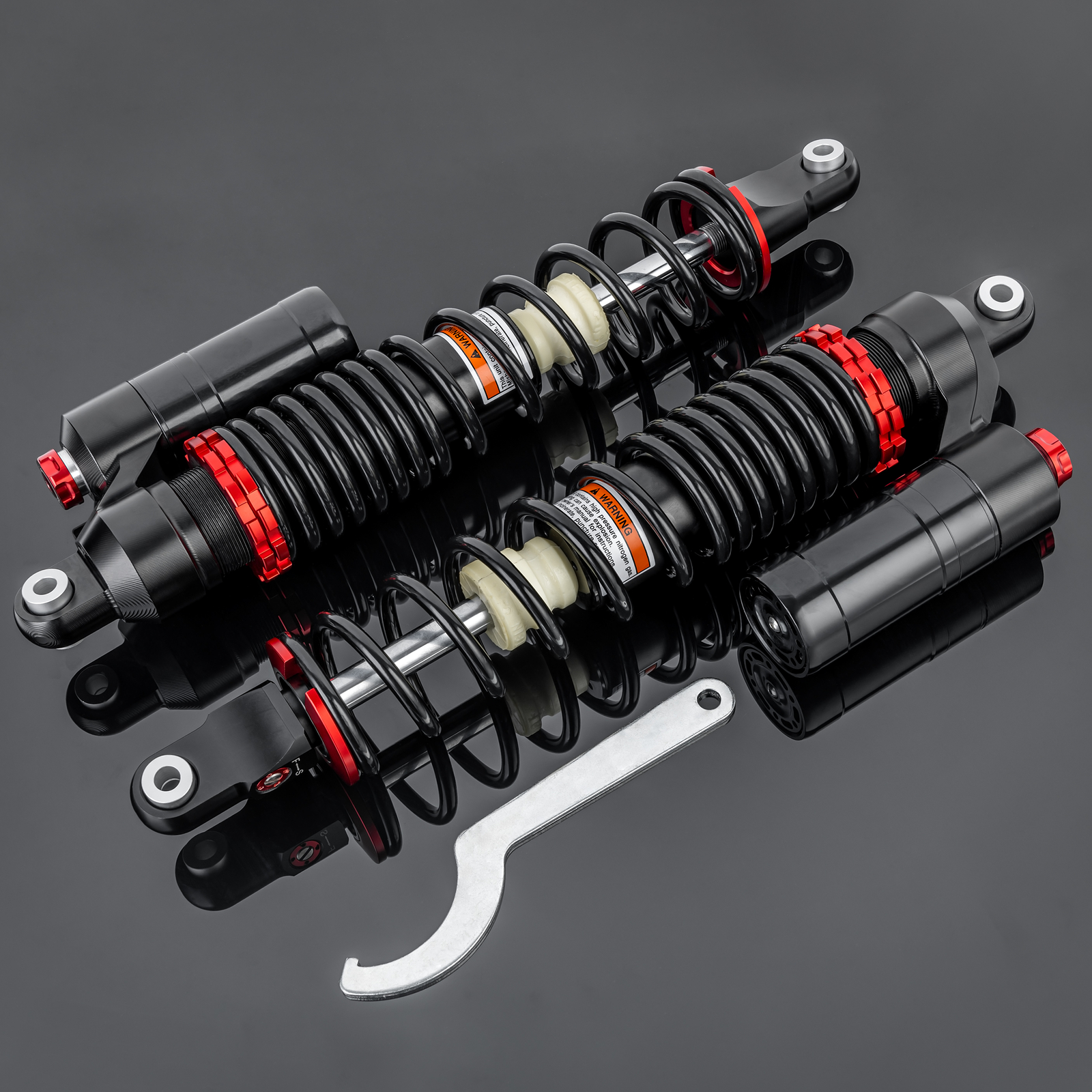 FOR YAMAHA YFZ450 RAPTOR 660R 700R STAGE 5 ADJUSTABLE FRONT AIR SHOCKS ...