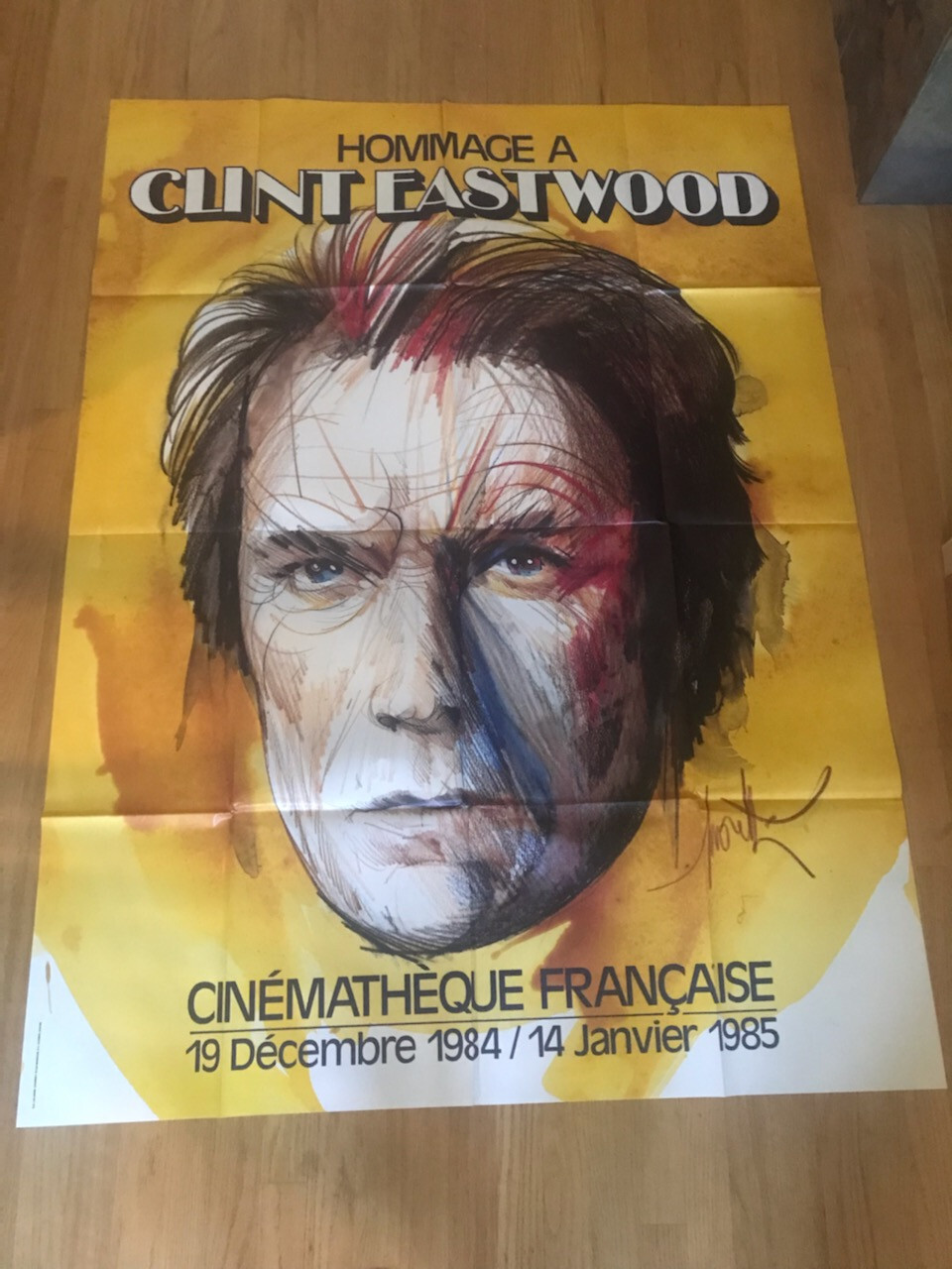 HOMMAGE A CLINT EASTWOOD French large poster 1984 46x61 | eBay