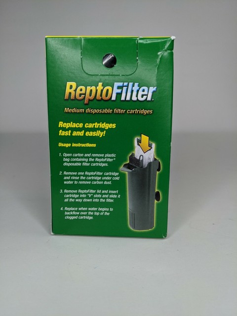Tetra ReptoFilter Filter Cartridges Medium 90gph 3pk for sale online | eBay