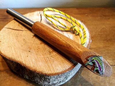 Handmade English Oak handled Priest with Enameled Trout for Fly Fishing ...