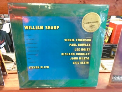 William Sharp Baritone Works By Steven Blier Piano LP 1989 New World EX ...