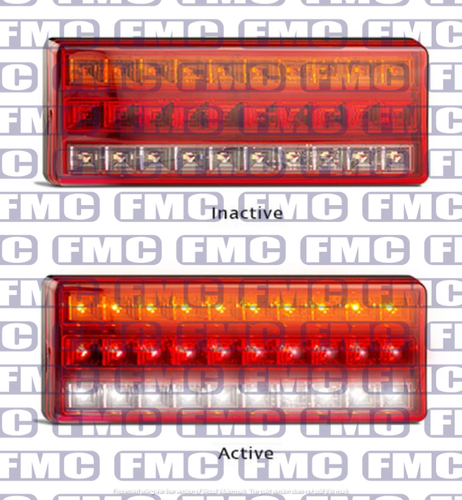 275ARWMB LED Stop/Tail/Indicator/Reverse Lamp 12/24V 30cm Lead | eBay ...