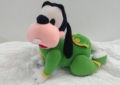 Vintage Mattel Disney Touch n Crawl Baby Goofy Plush Stuffed Animal ...