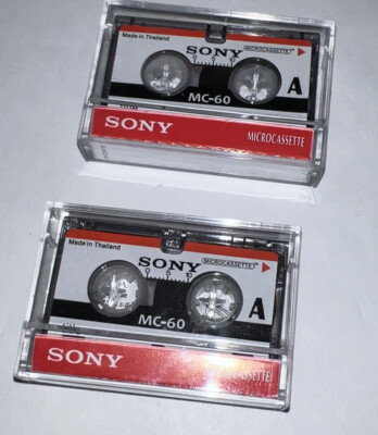 SONY MC-60 Micro cassette Tapes New Blank | eBay