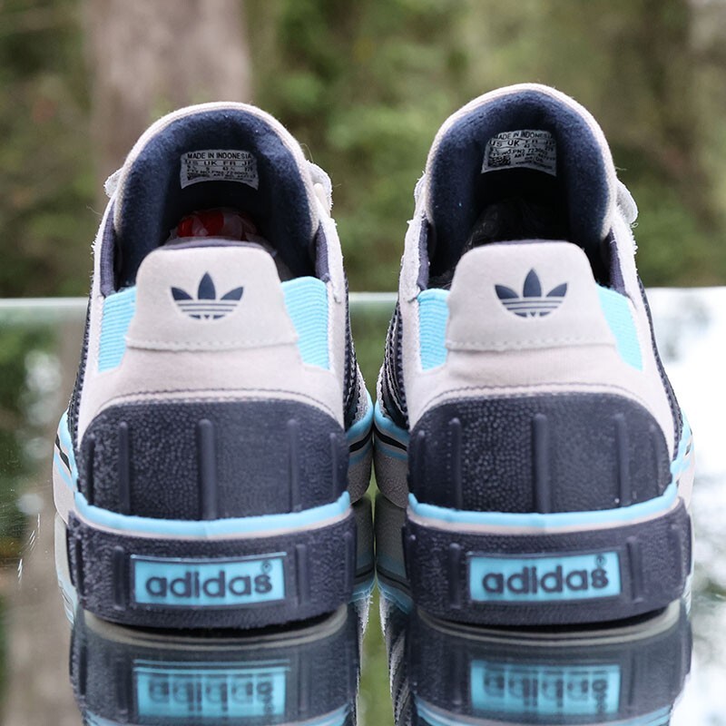 Vintage Adidas Shell Toe 2006 Men’s Size 9.5 Grey Blue 3 Straps Custom ...