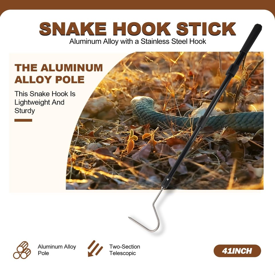 Snake Catching Hook Grabber Tool for Safe Snake Efficient Handling ...