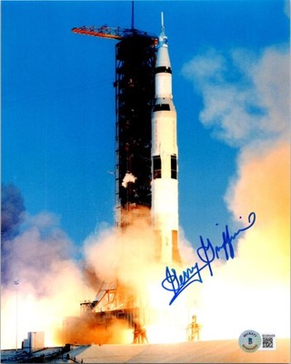 GERALD GRIFFIN SIGNED 8X10 PHOTO BECKETT BAS COA NASA FLIGHT DIRECTOR ...