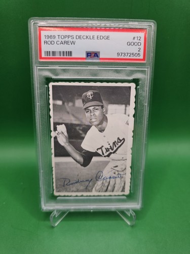 1968 Topps Deckle Edge #12 Rod Carew PSA 2 GD | eBay