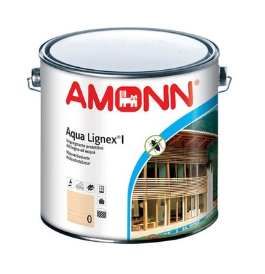 Aqua lignex i impregnante protettivo del legno ad acqua castagno 2.5 lt ...