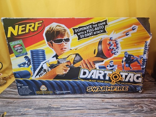 NERF Dart Tag Swarmfire Blaster 2010 28509 Action Sport - New In Box | eBay