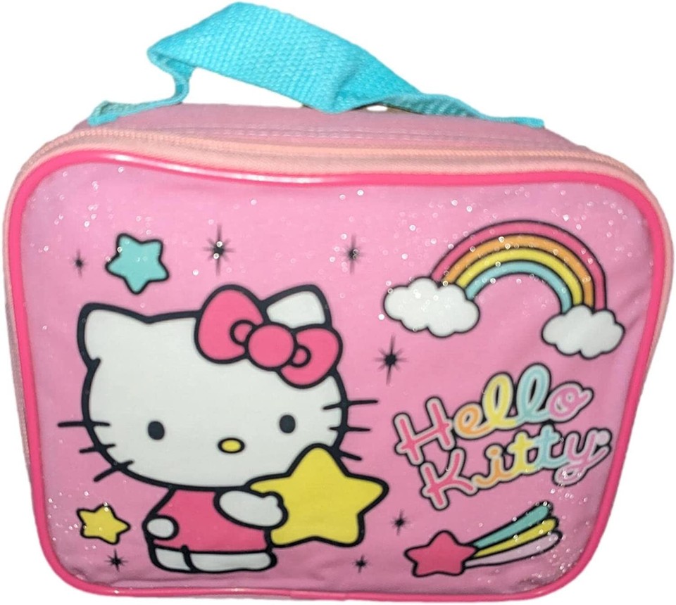 Little Girls School Backpack Lunch box Set Large Cartoon Book Bag Kids ...