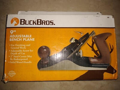 Buck Bros Professional 9" Smooth Plane C4 Made in the USA w/ Original ...