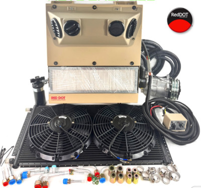 HUMVEE A/C Air Conditioning KIT R-2400-0 OEM Red Dot Backwall W/FRONT ...
