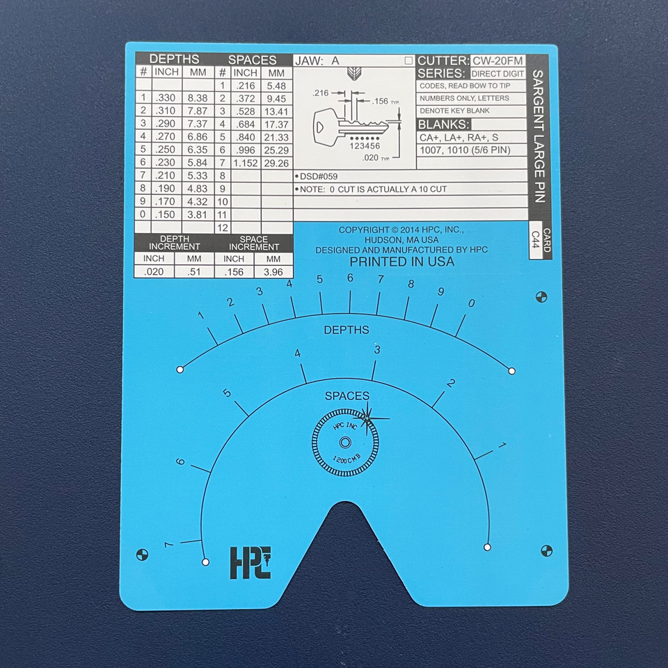 New HPC Replacement Code Cards for 1200 CMB Blitz - Free Shipping ...
