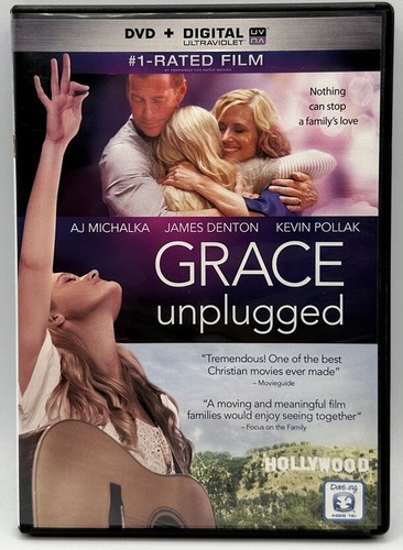 Grace Unplugged DVD + Digital UV Aj Michalka James Denton Free Shipping ...