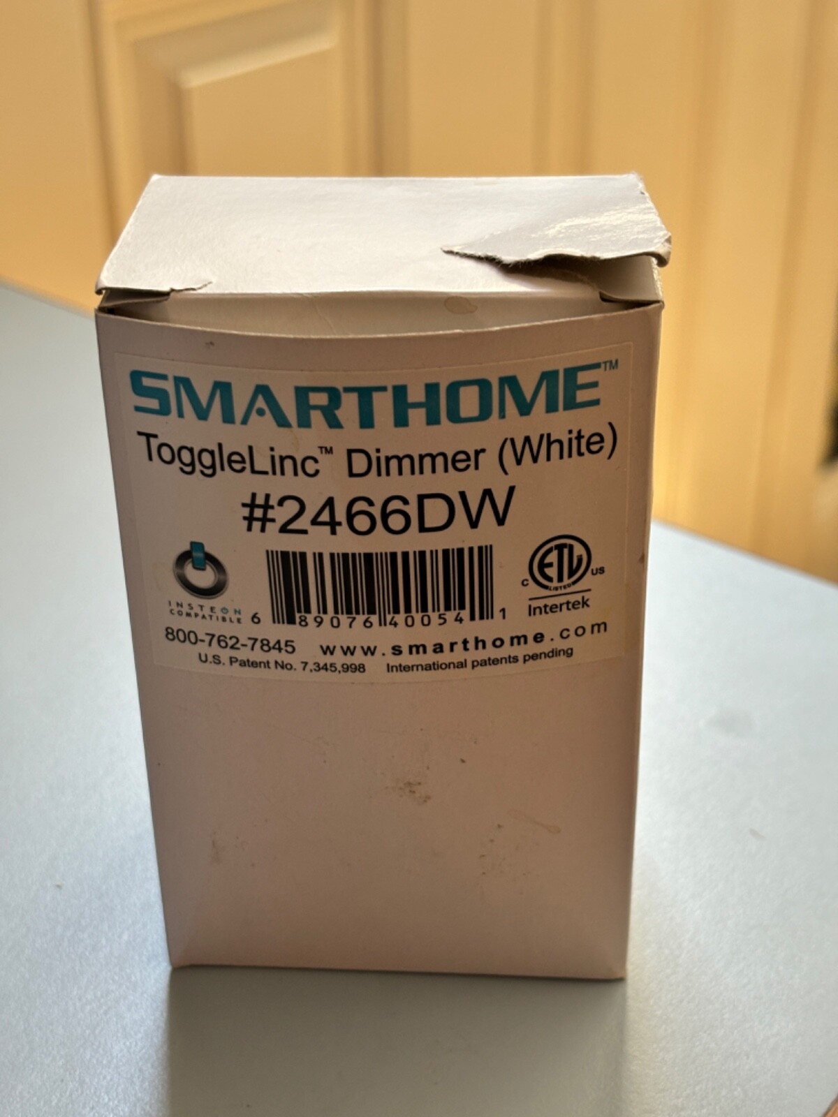 Insteon Smart Dimmer Toggle Switch - White (2466DW) for sale online | eBay