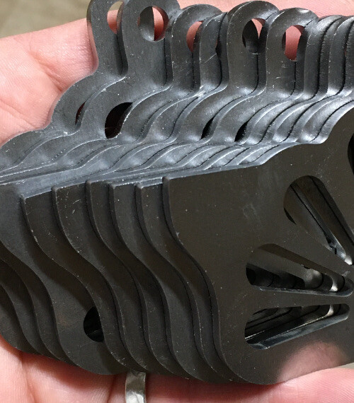 10 Pack 1/8" Cold Rolled Steel Tattoo Machine Side Plates (Full Size ...