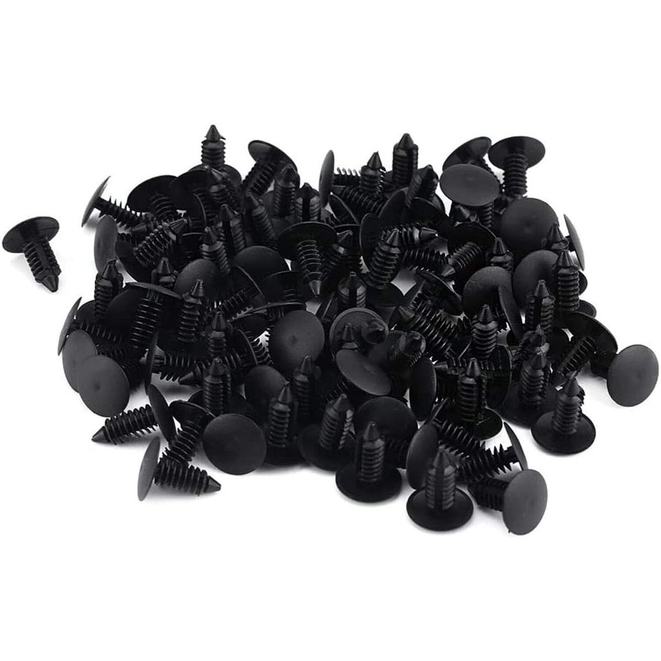 100pcs Nylon Retainer Clips Christmas Tree Fasteners for 8mm GM 1595864 ...