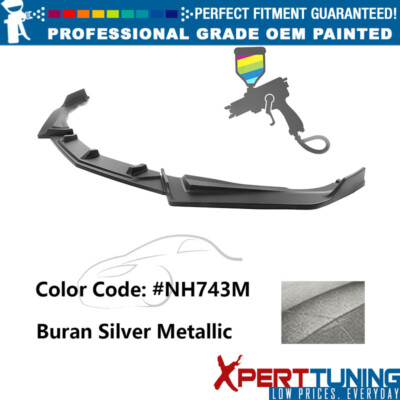 For 18-21 Honda Accord IKON V2 Sedan Front Lip PP #NH743M Buran Silver ...