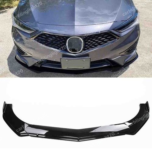 For Acura Integra Gloss Black Front Bumper Lip Splitter Body Kit Lower ...