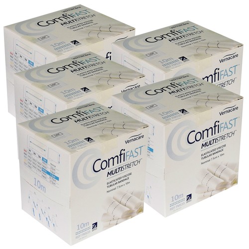 5 Pack Blue Line Comfifast Multistretch Elasticated Tubular Bandage 7 ...