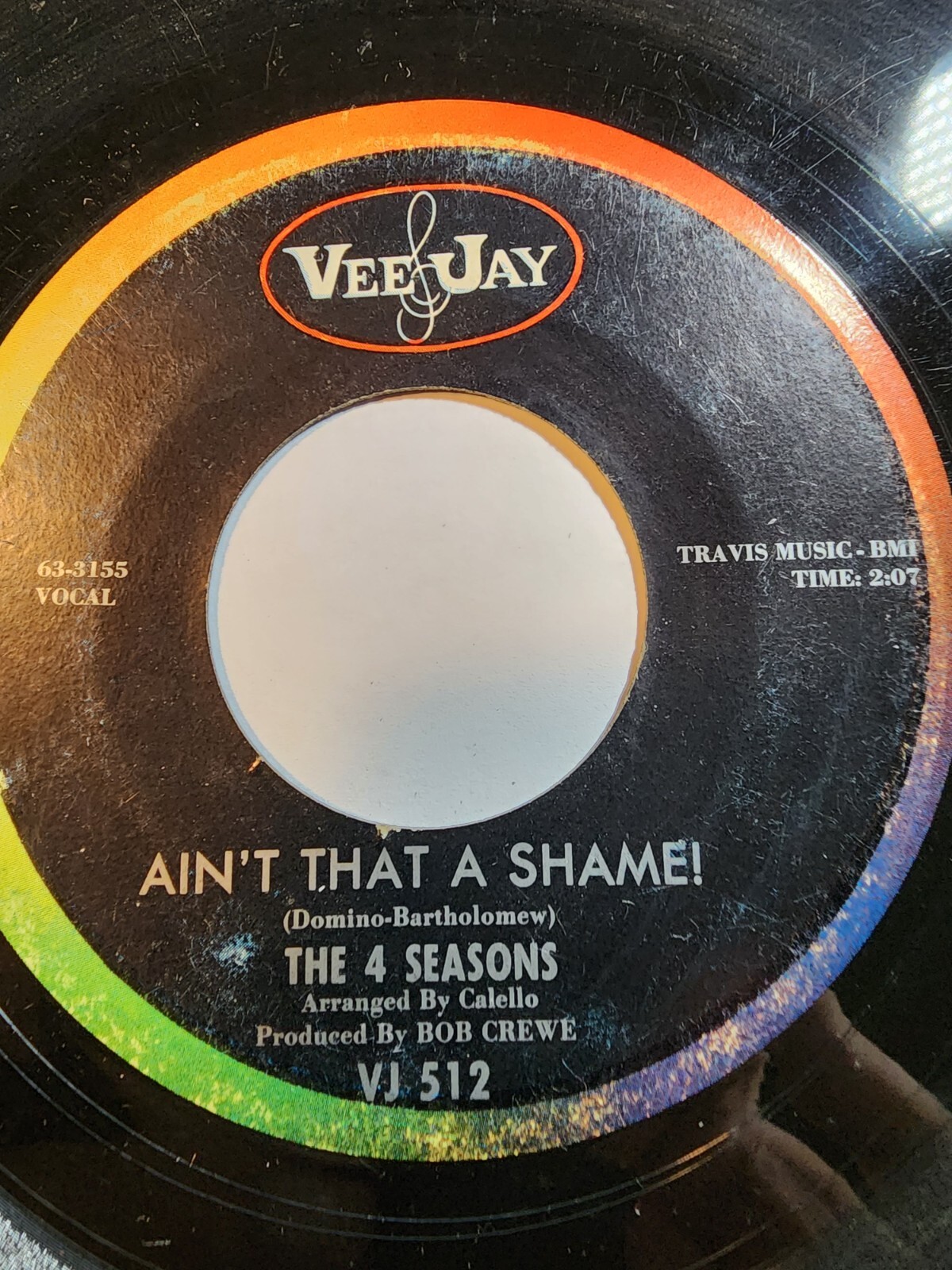 The 4 Seasons : Ain’t That A Shame / Soon I’ll Be Home Again VEE JAY VG F266 | eBay