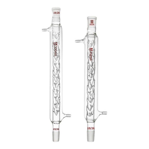 200mm-600mm Double Layer Distillation Column Lab Glass Equipment au ...