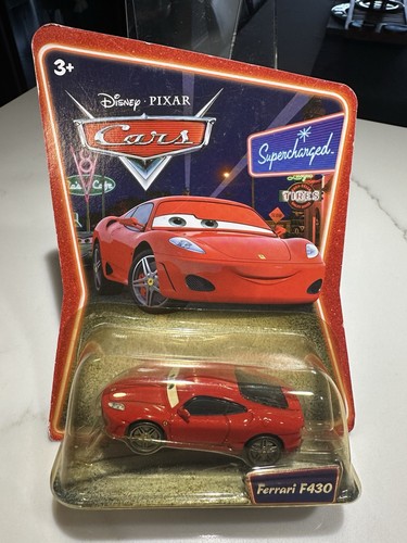Disney Pixar Cars SUPERCHARGED Series Ferrari F430 (Yellow Plastic ...